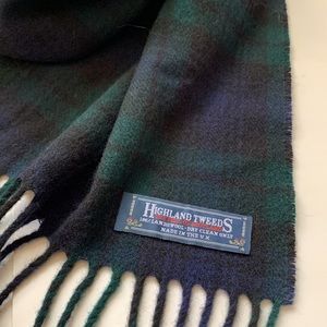 Highland Tweeds | Accessories | Vintage Highland Tweeds Lambswool Scarf ...